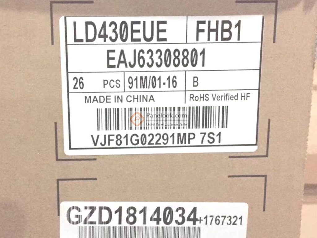 LG Display LD430EUE-FHB1 Overview - Panelook.com