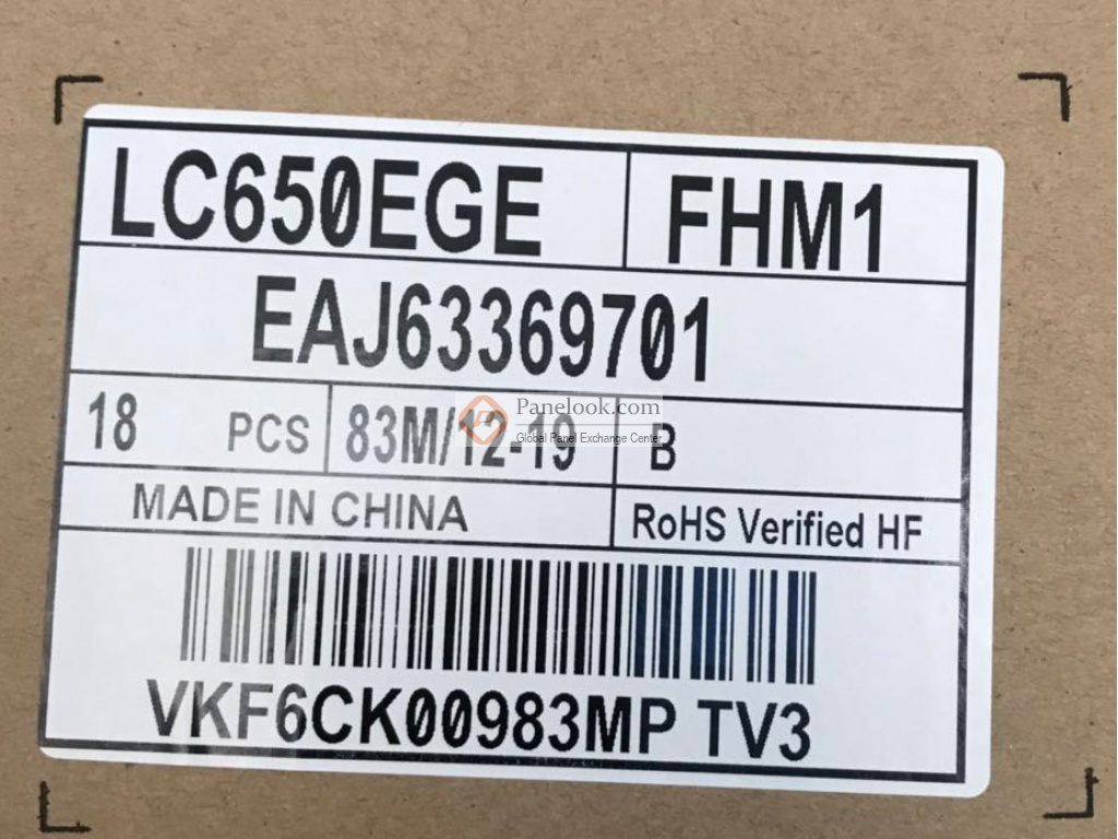 LG Display LC650EGE-FHM1 Overview - Panelook.com