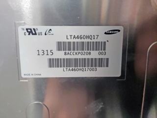 Samsung LTA460HQ17 Overview - Panelook.com