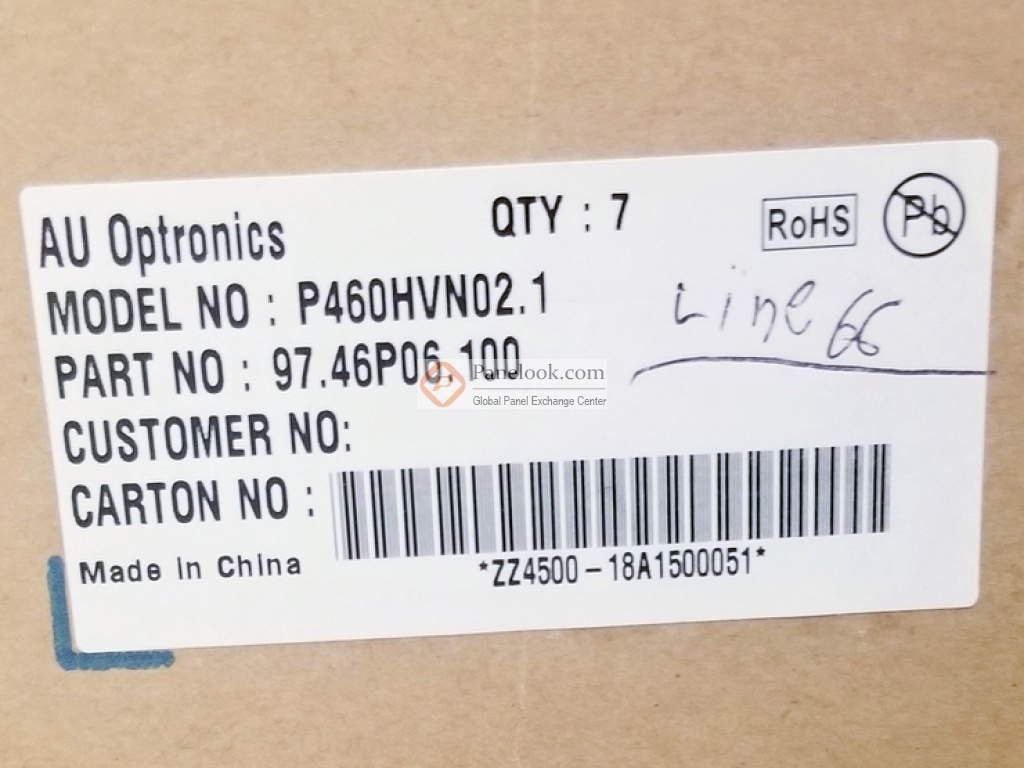 AUO P460HVN02.1 Overview - Panelook.com