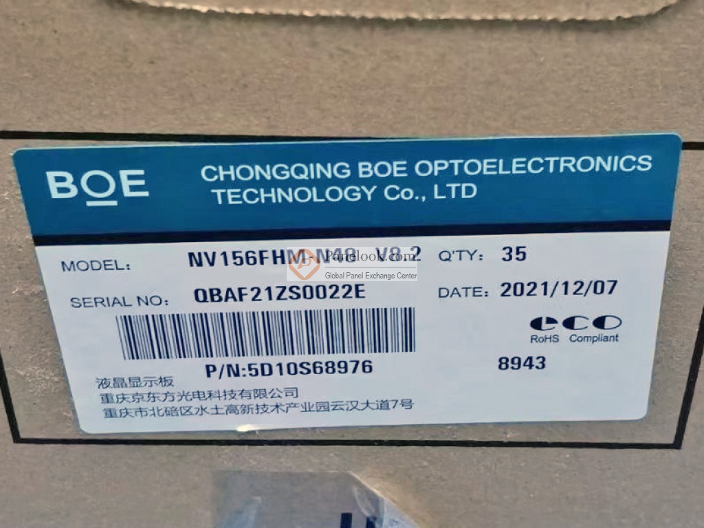 BOE NV156FHM-N48 V8.2 Overview - Panelook.com