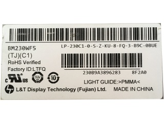 L&T BM230WF5-TJC1 Overview - Panelook.com