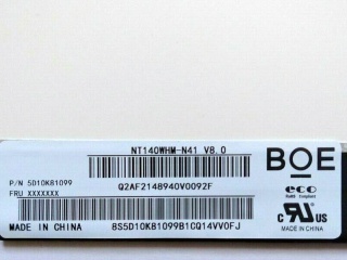 BOE NT140WHM-N41 V8.0 Overview - Panelook.com