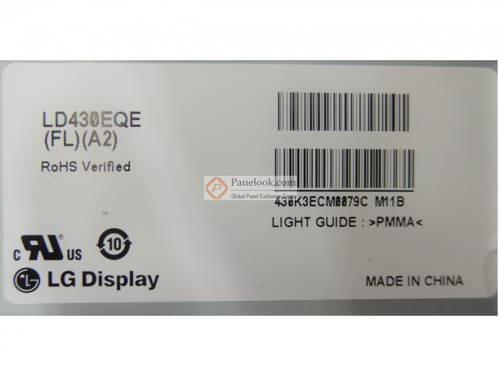 LG Display LD430EQE-FLA2 Overview - Panelook.com