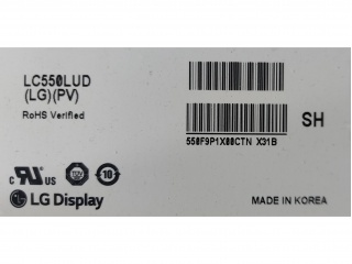 LG Display LC550LUD-LGPV Overview - Panelook.com